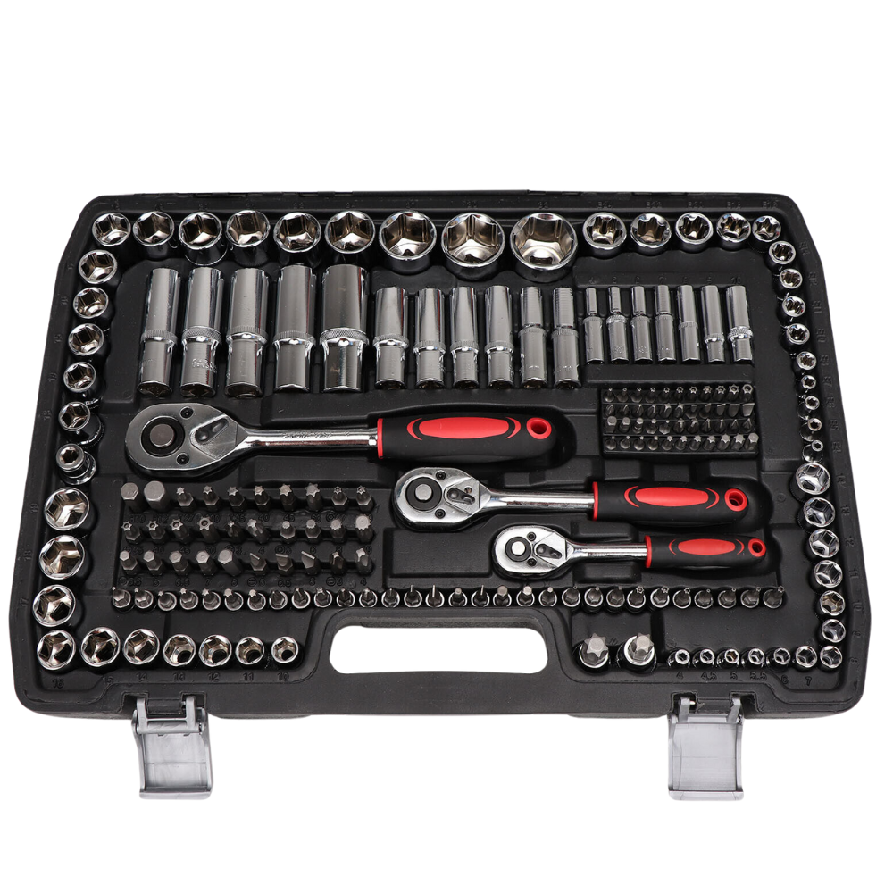 Trusa Profesionala de Scule 216 piese, Fabricata din Chrome Vanadium,