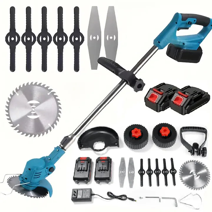 Motocoasa Electrica 3-in-1 PRO 48V cu 2 Roti si Acumulator Li-Ion – Ta